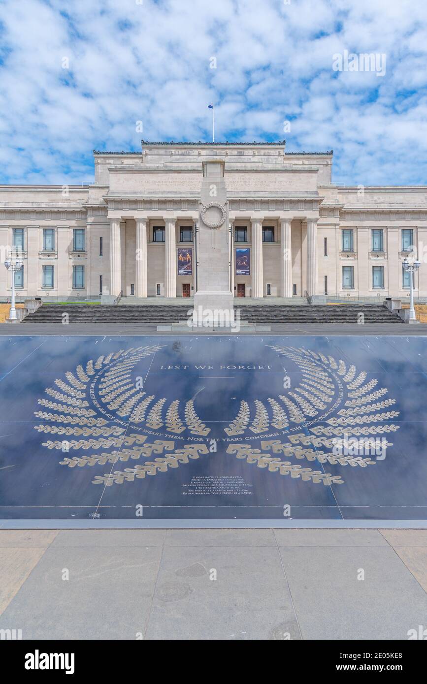 AUCKLAND, NEW ZEALAND, FEBRUARY 19, 2020: Auckland War Memorial Museum ...