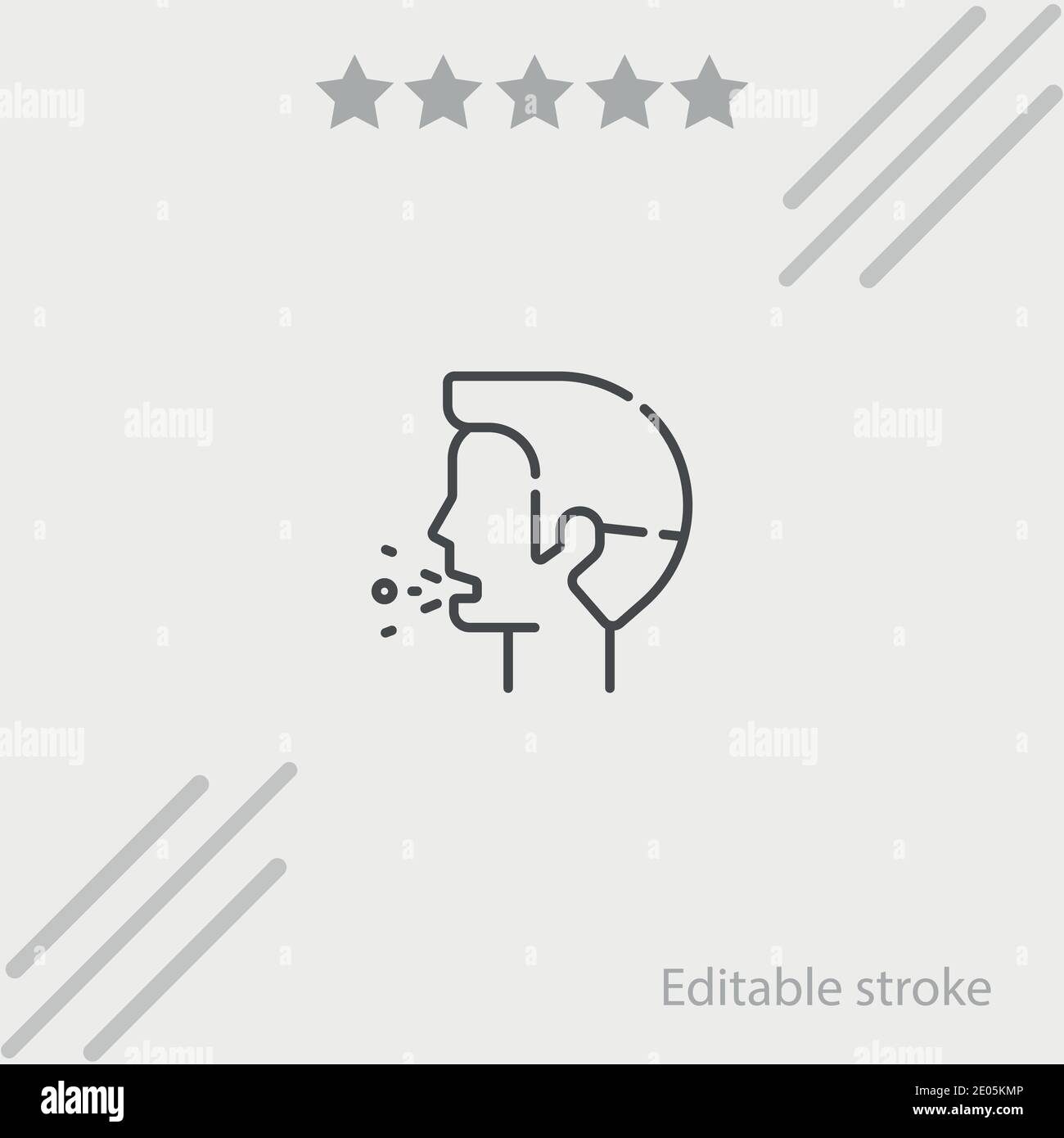 cough vector icon modern simple vector illustration Stock Vector Image ...