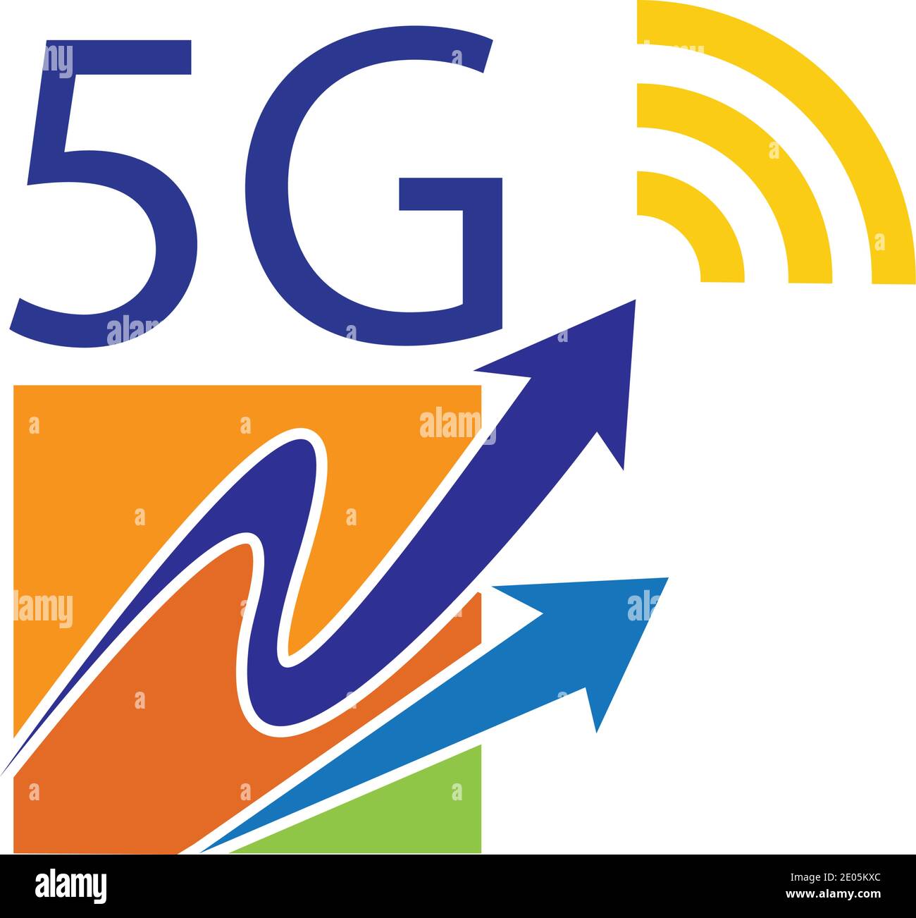 5g logo sign vector template Vector technology icon network sign 5G ...