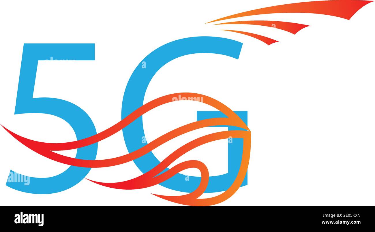 5g logo sign vector template Vector technology icon network sign 5G ...