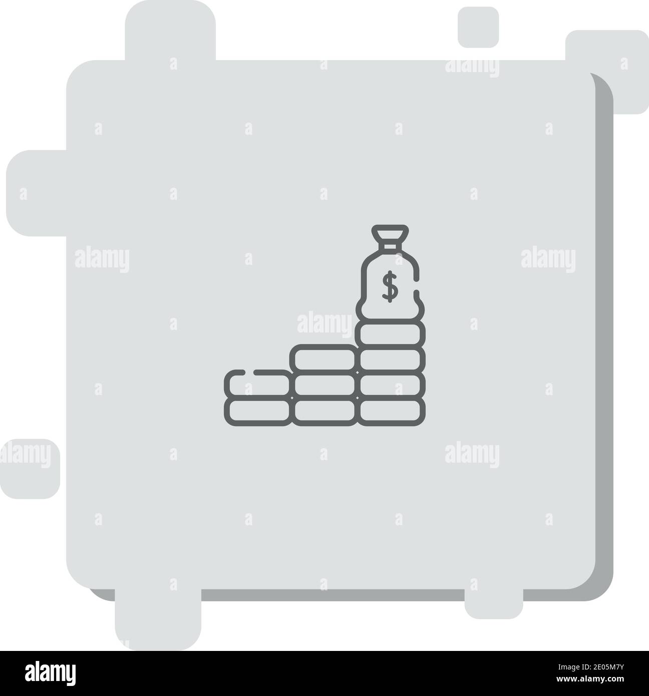 income vector icon modern simple vector illustration Stock Vector Image ...