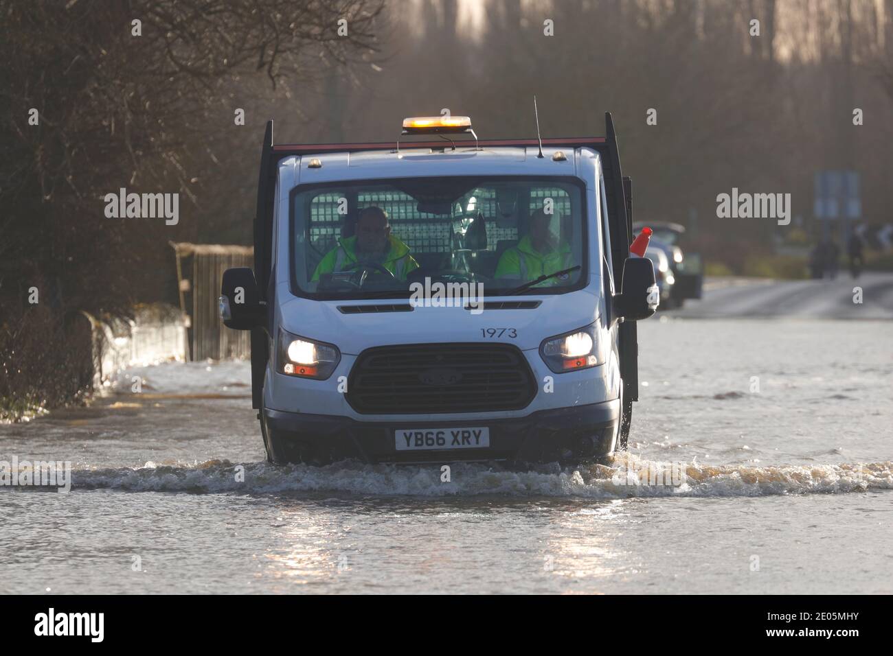 Transit van driving through floods hi-res stock photography and images ...