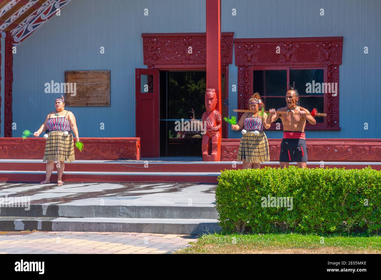 A traditional maori welcome hi-res stock photography and images - Alamy