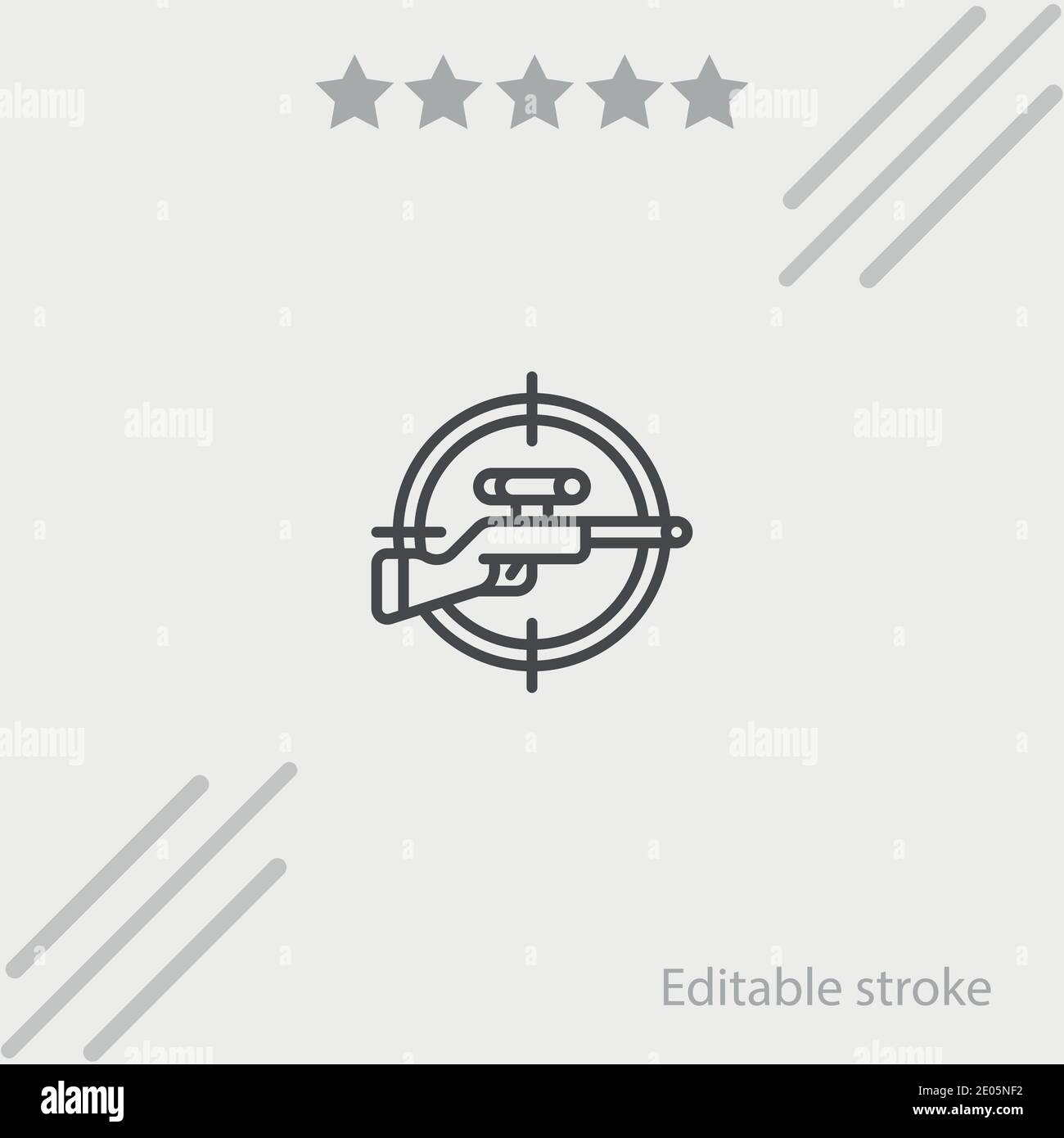 shooting vector icon modern simple vector illustration Stock Vector ...