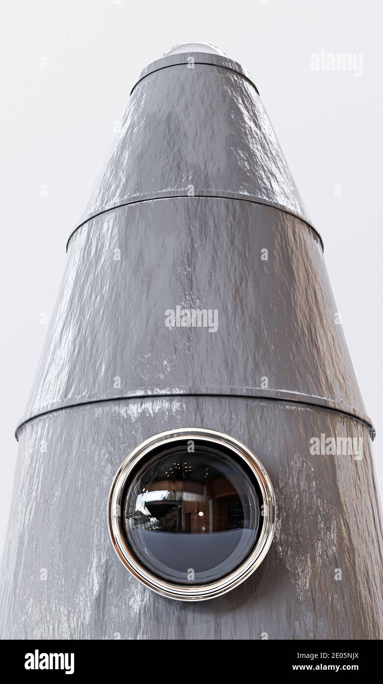 space rocket isolated on white background 3d illustration Stock Photo ...