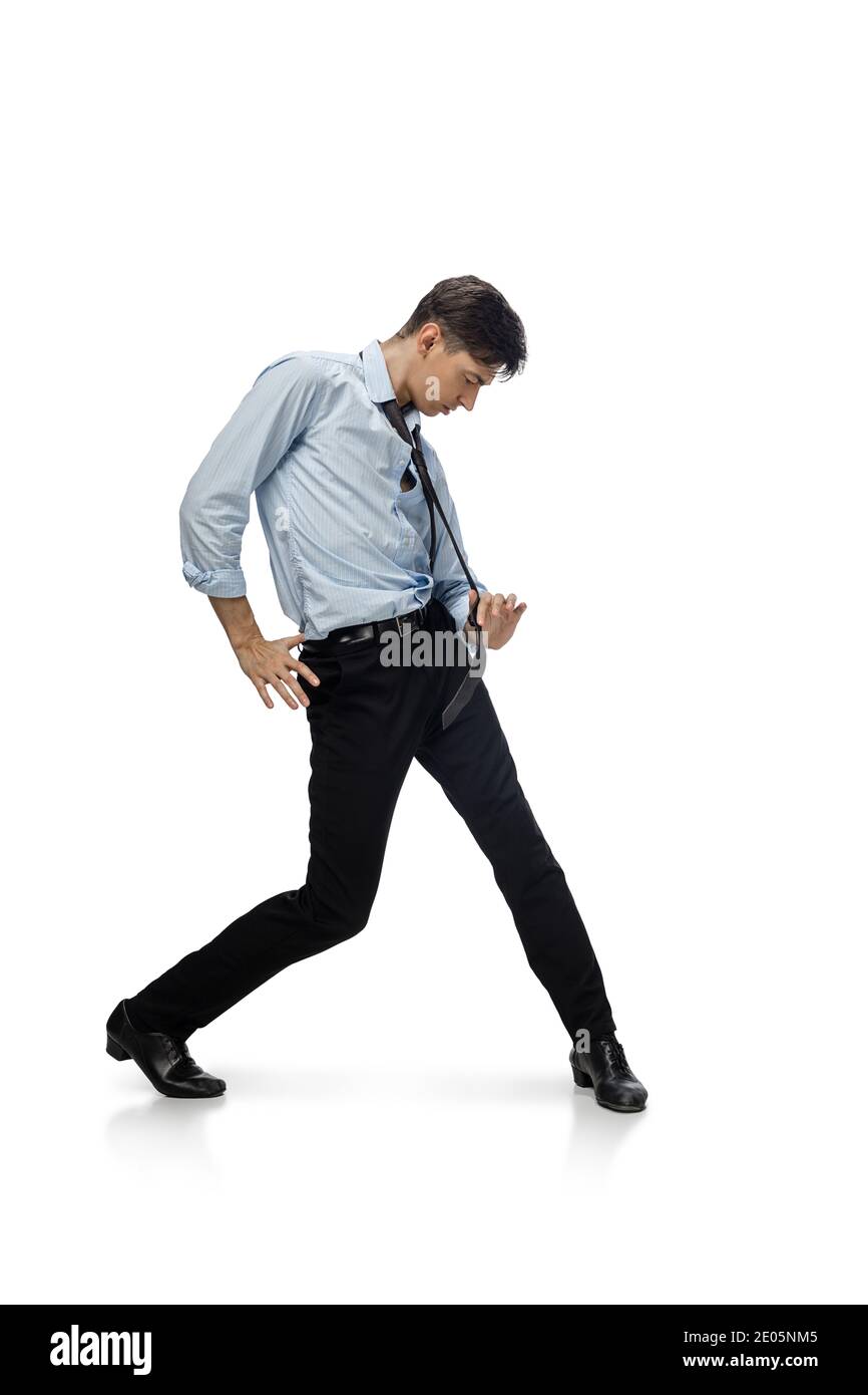 Man dancing in suit hi-res stock photography and images - Alamy