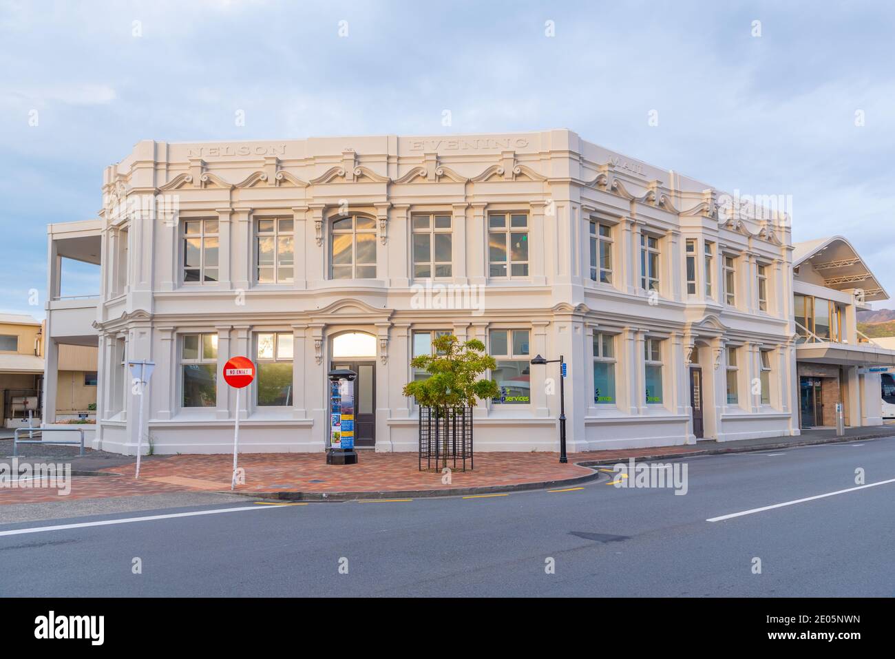 NELSON, NEW ZEALAND, FEBRUARY 4, 2020: Sunset view of Nelson Evening ...