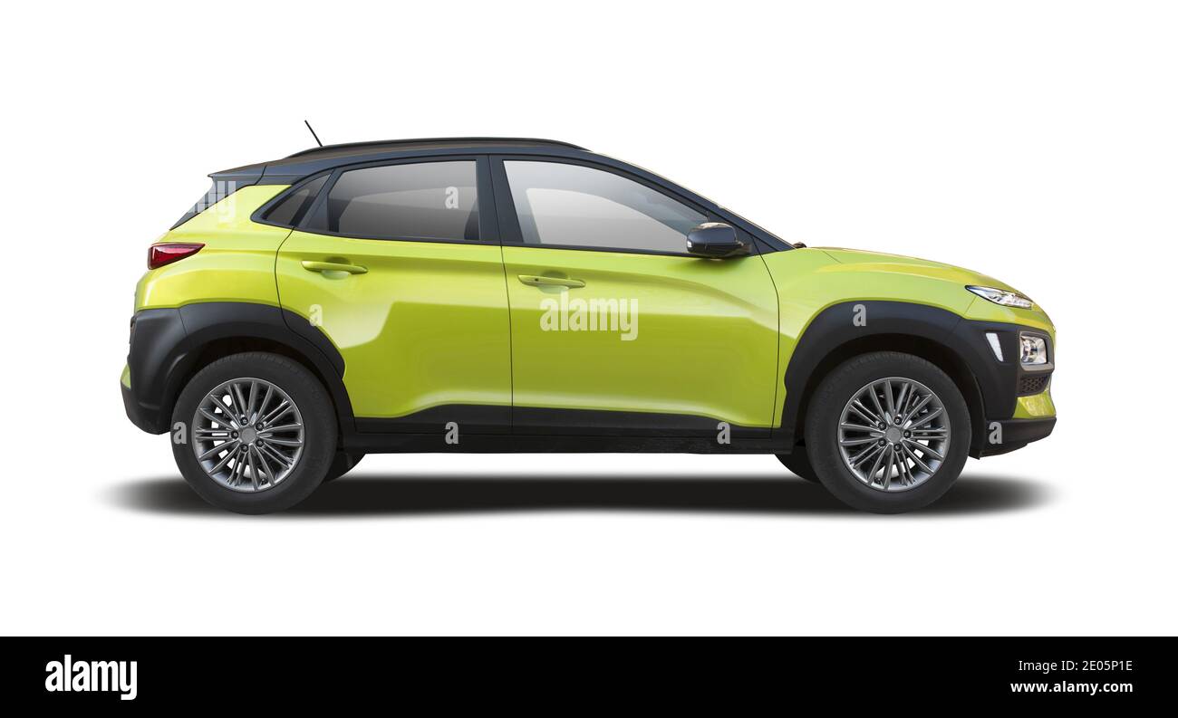 Korean SUV car, side view isolated on white background Stock Photo - Alamy