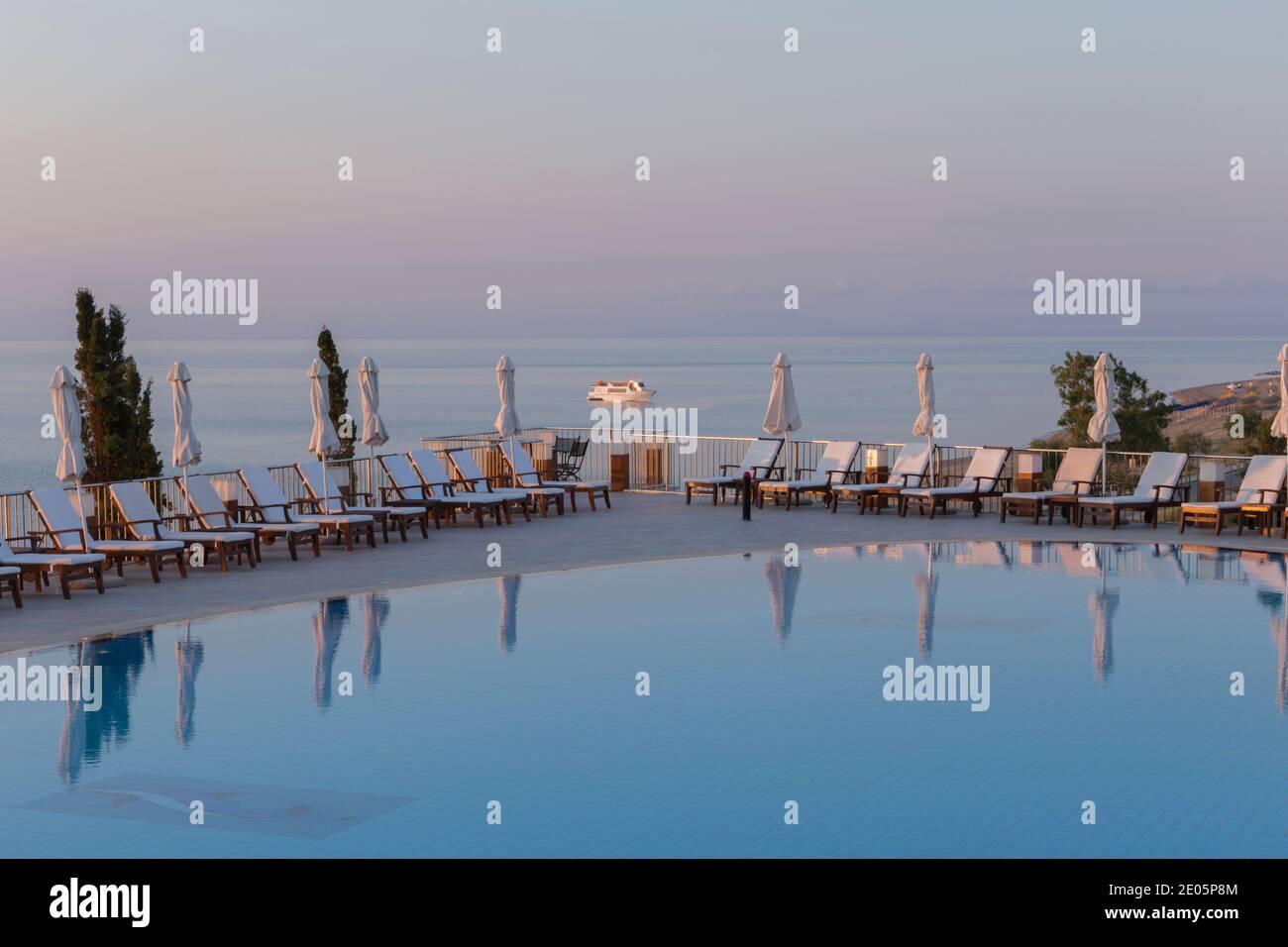 Greek island swimming pool hi-res stock photography and images - Alamy