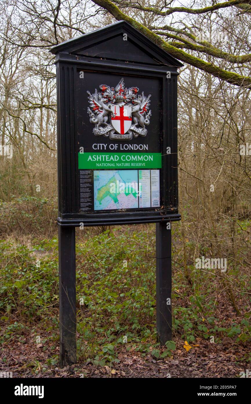 Ashtead common sign hi-res stock photography and images - Alamy