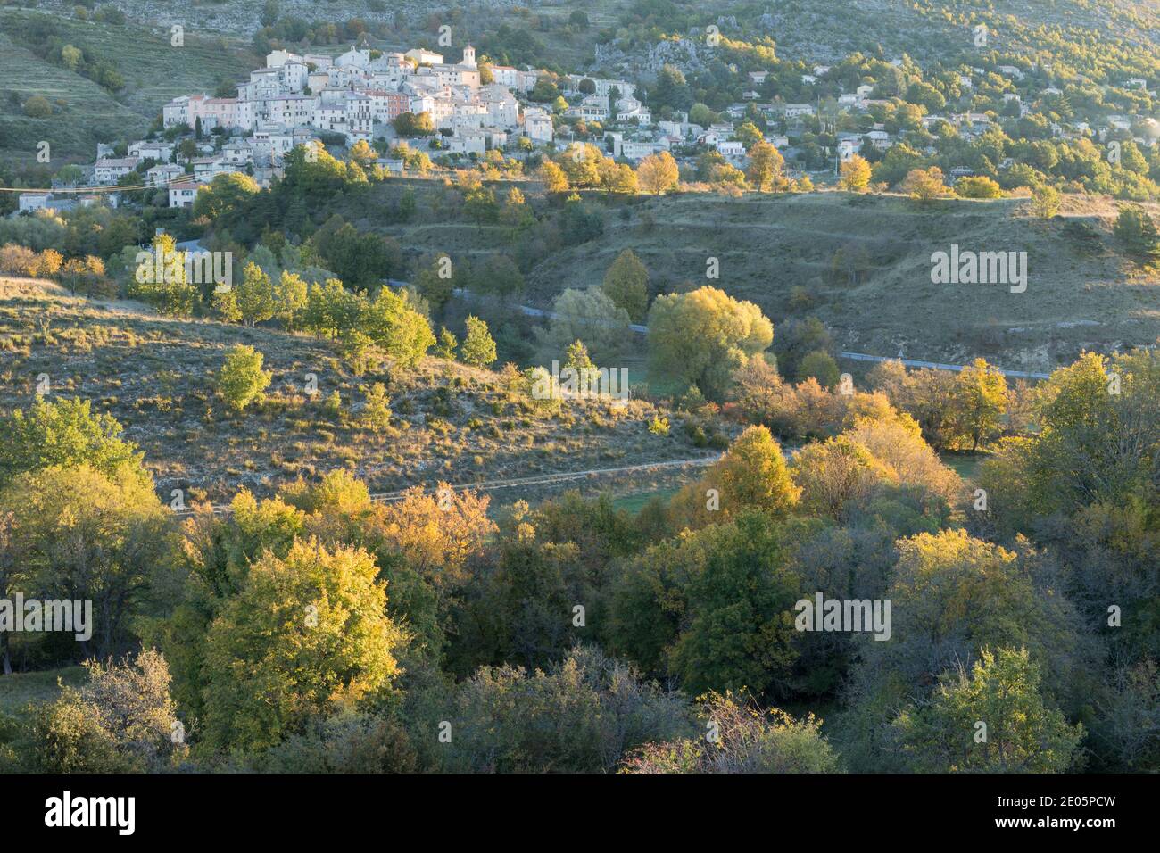 French chatue on a hilltop Stock Photo - Alamy