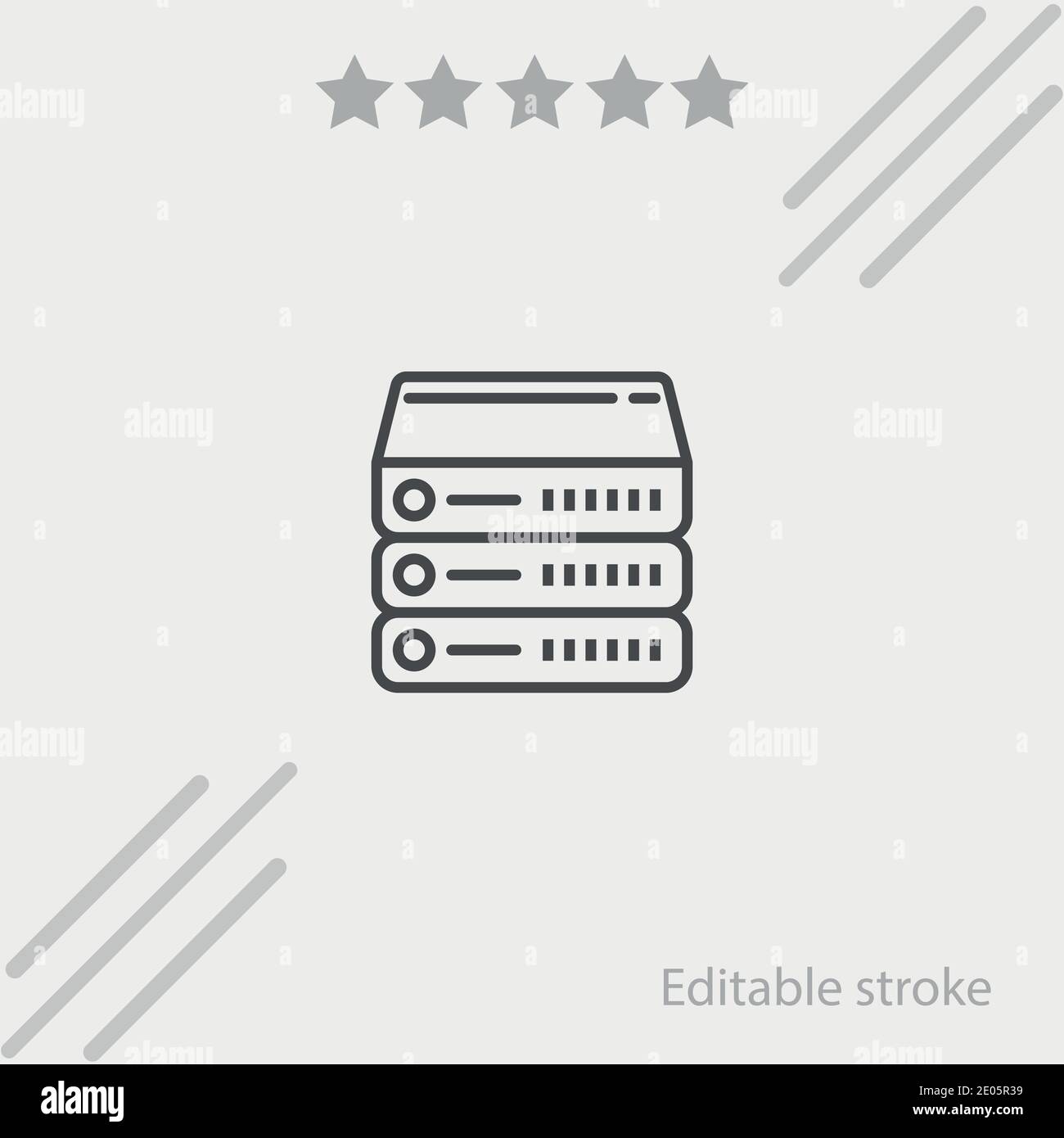server vector icon modern simple vector illustration Stock Vector Image ...