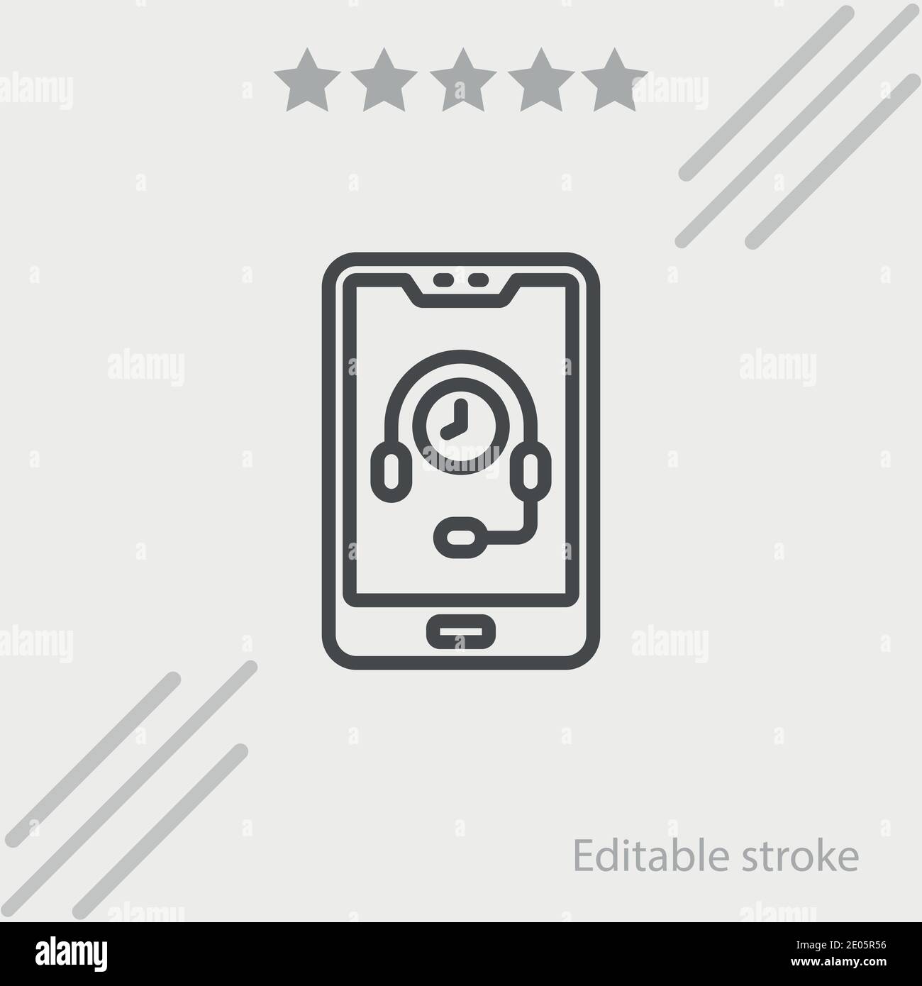 call center vector icon modern simple vector illustration Stock Vector ...