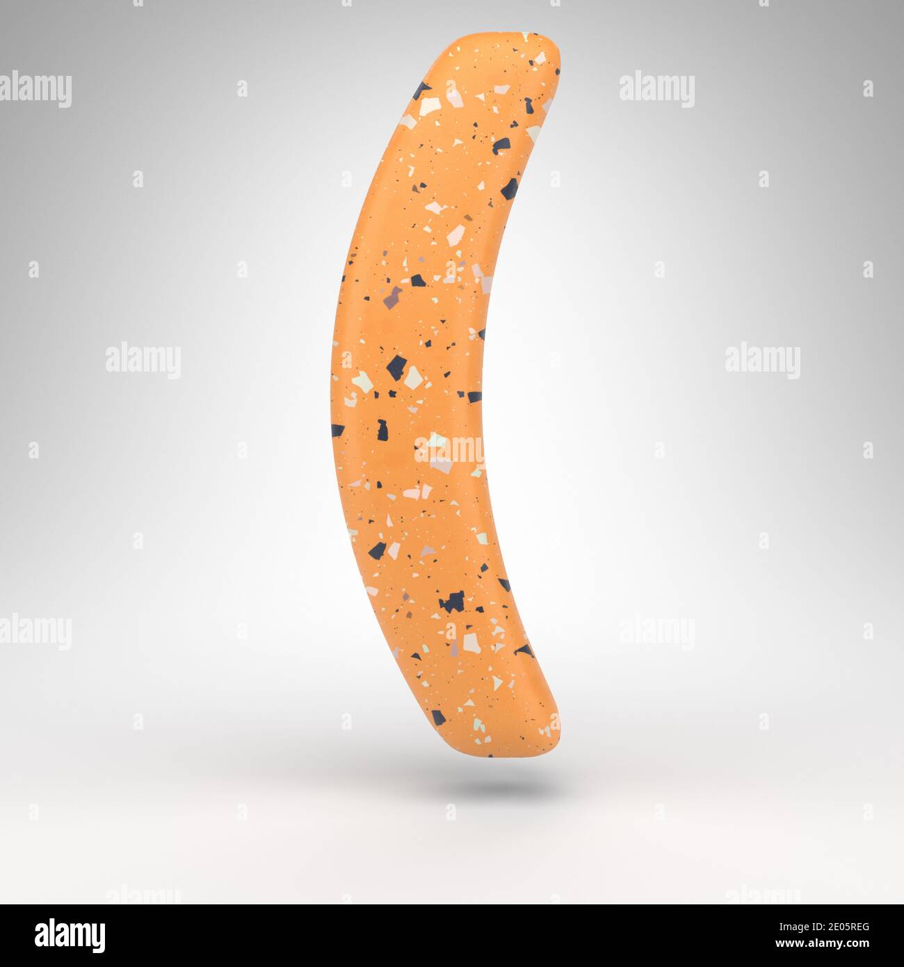 Left round bracket symbol on white background. 3D rendered sign with ...