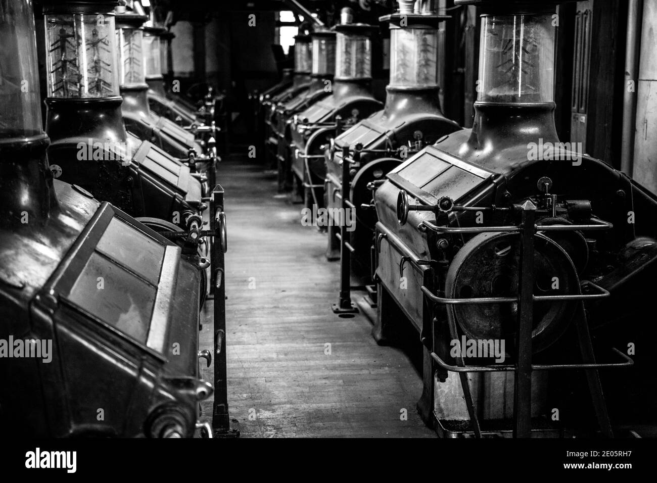 Inside Shackleton mill Lucan, Ireland, Europe. Vintage style milling ...