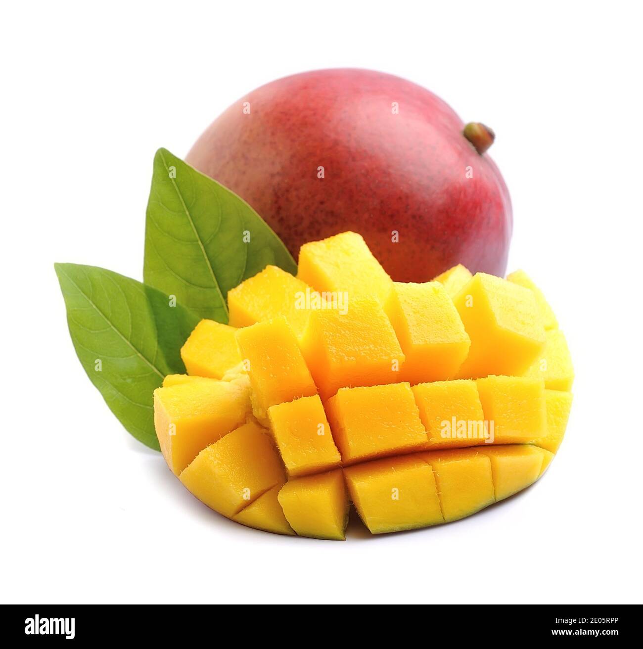 Sweet mango fruits isolated on white backgrounds Stock Photo - Alamy