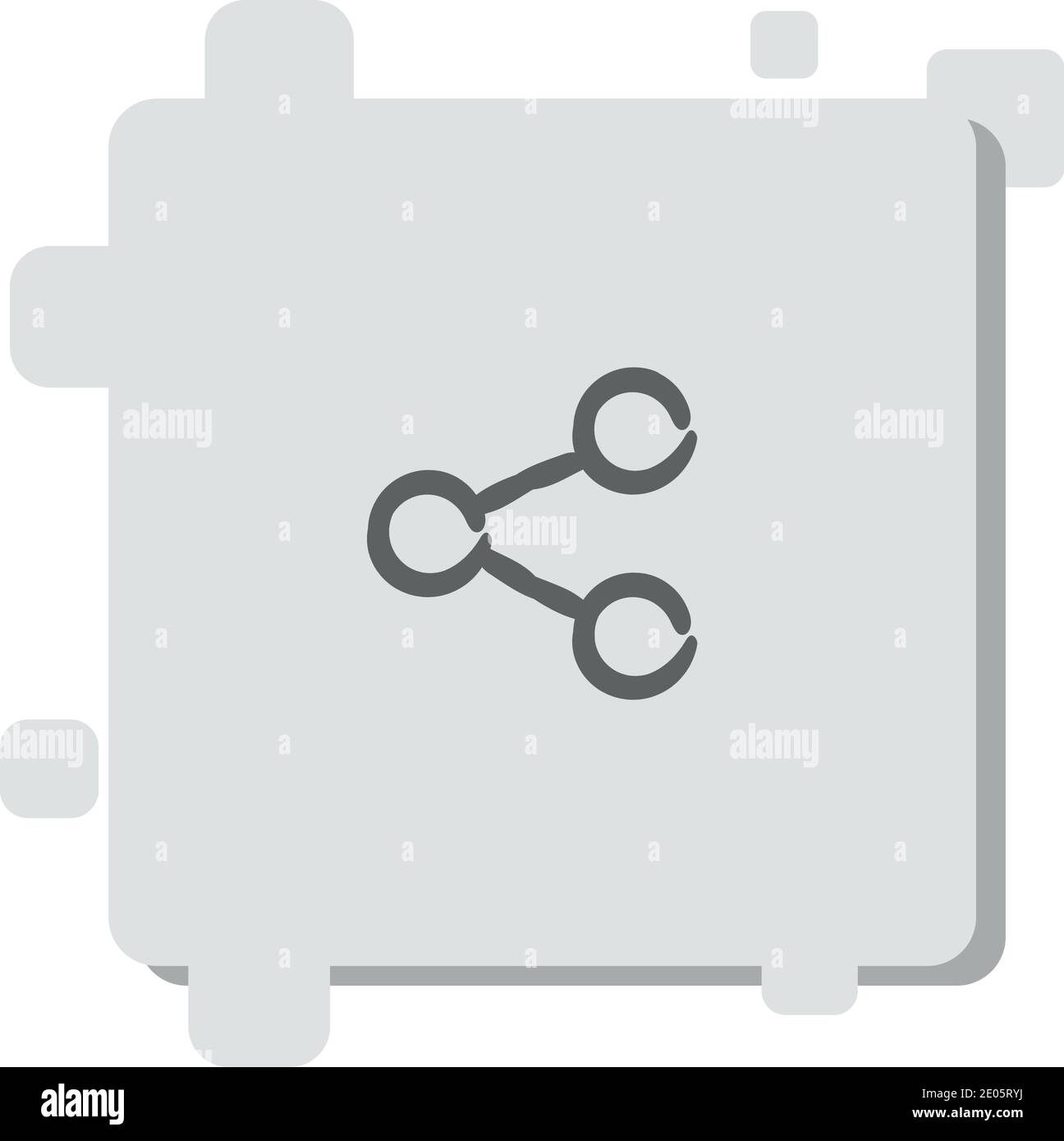 share vector icon modern simple vector illustration Stock Vector Image ...