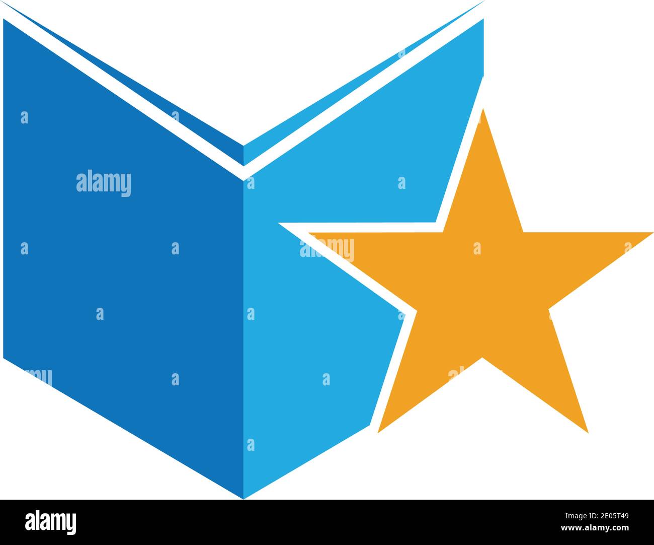 book logo and bookstore icon vector design template Book Logo Template ...