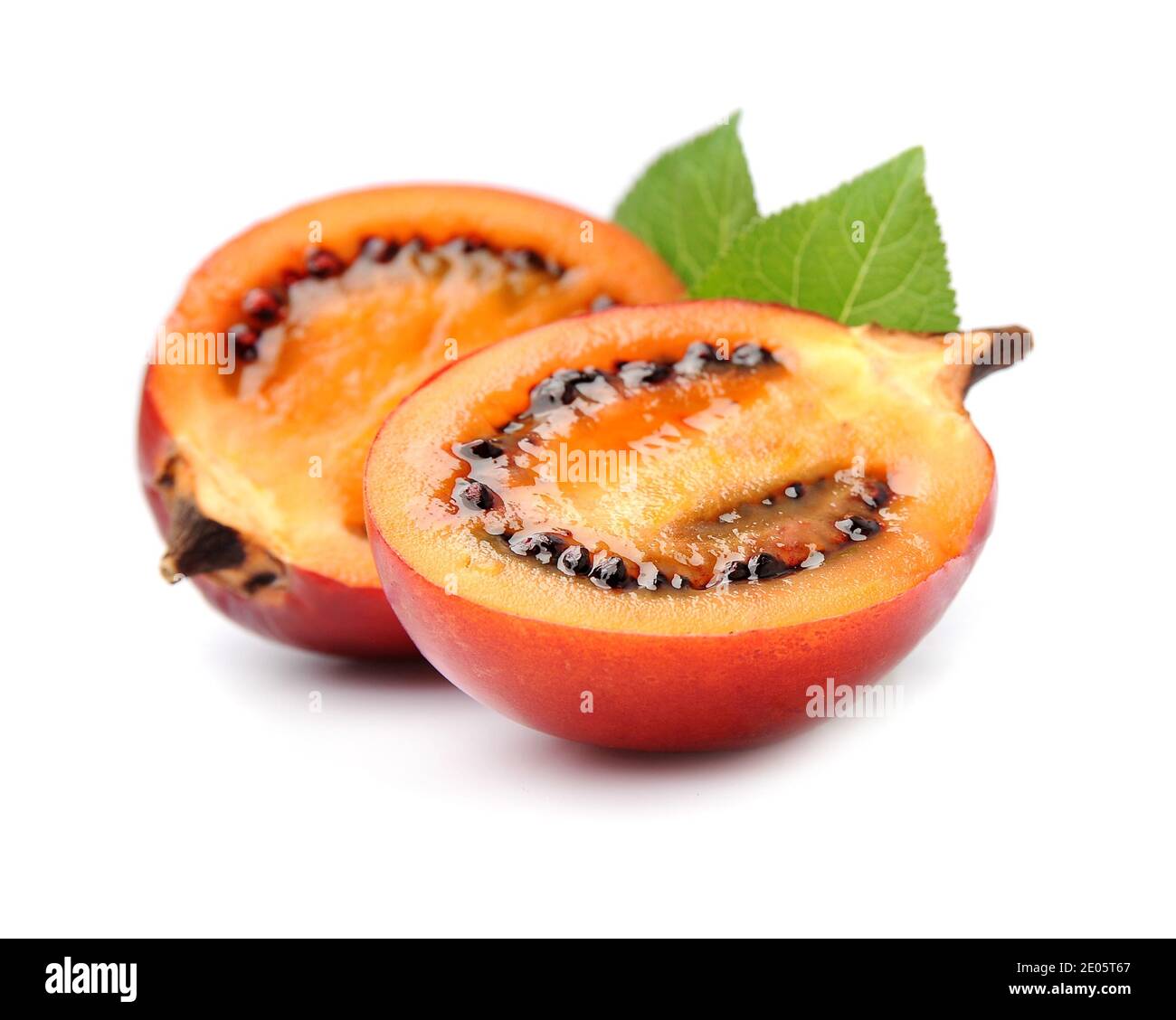Tamarillo fruits on the white background Stock Photo - Alamy