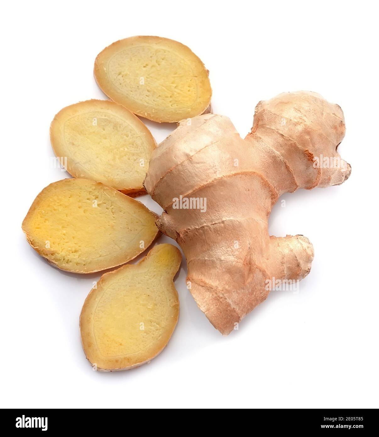 Ginger root isolated on white backgrounds Stock Photo - Alamy