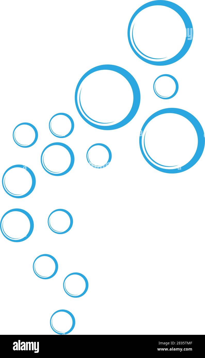 Bubble water vector illustration design template Stock Vector Image ...