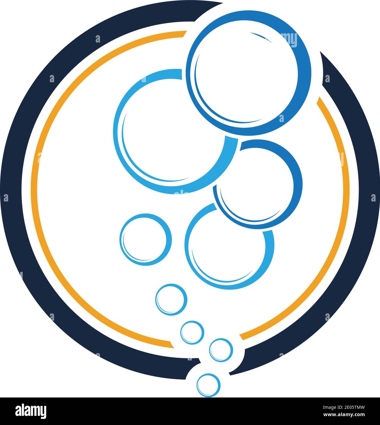 Bubble water vector illustration design template Stock Vector Image ...