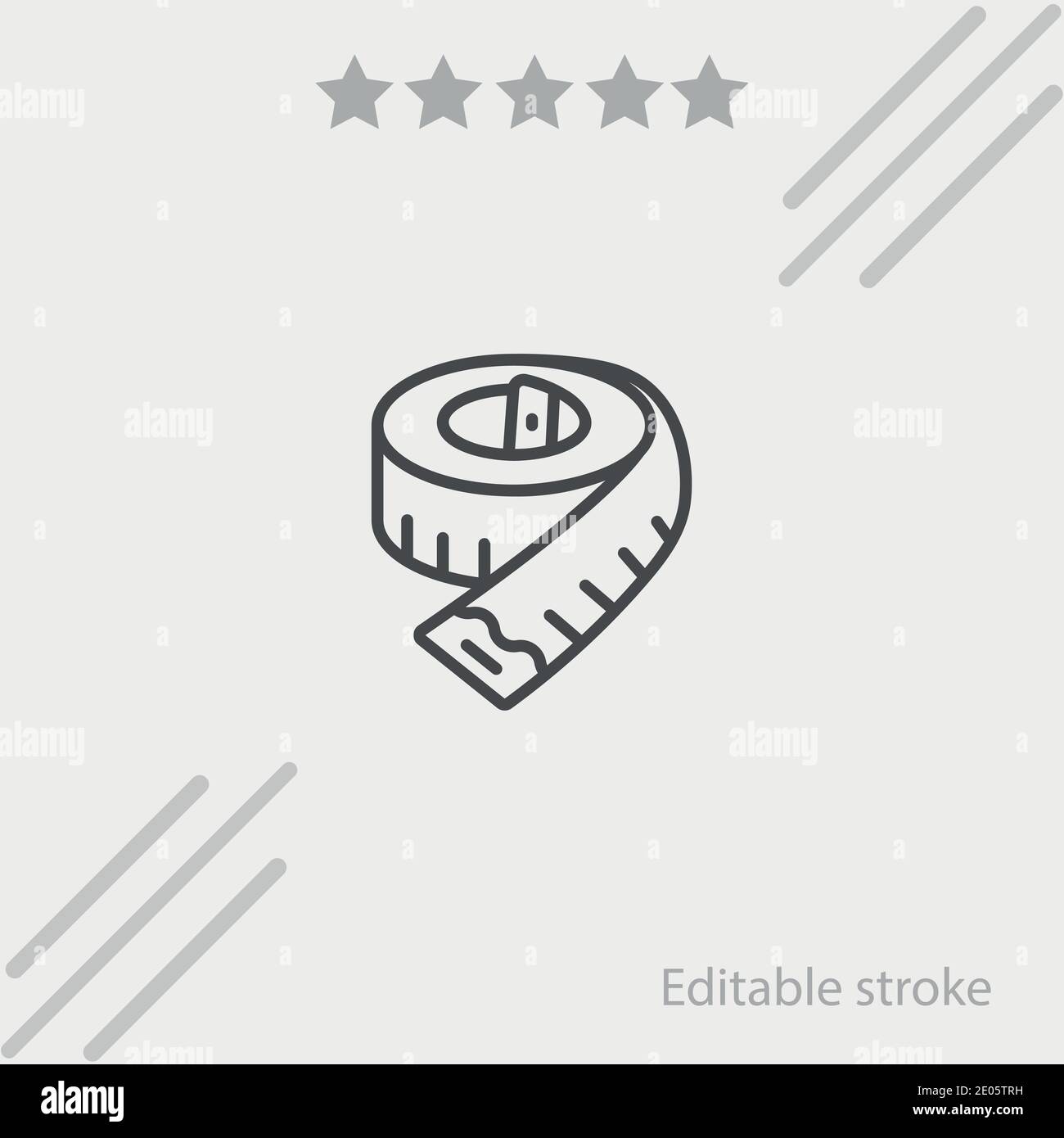 tape measure vector icon modern simple vector illustration Stock Vector ...