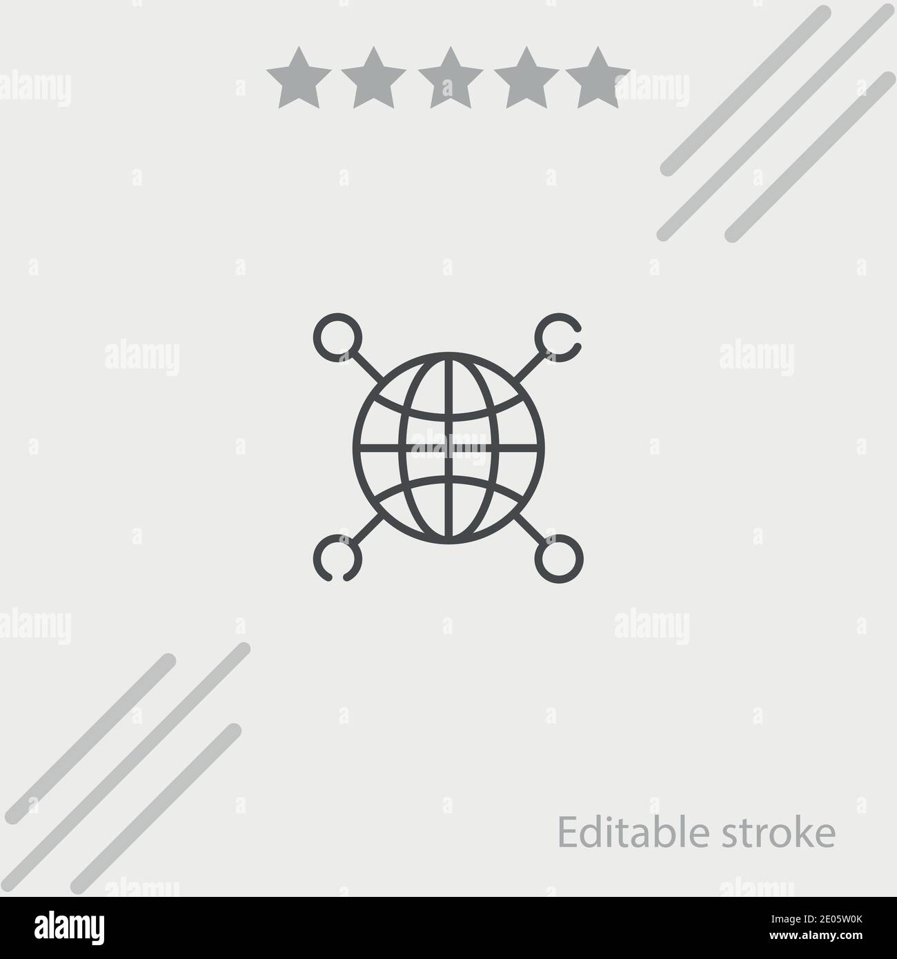 networking vector icon modern simple vector illustration Stock Vector ...