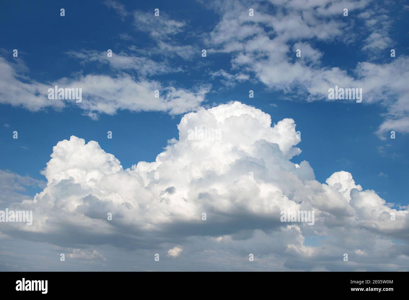 Dramatic cloudy dark blue sky. Nature background Stock Photo - Alamy