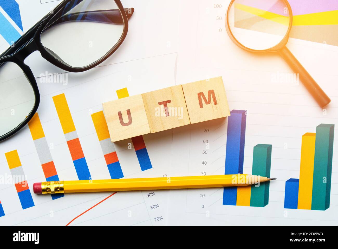 UTM - Urchin Tracking Module. Specialized parameter in the URL used by marketers Stock Photo - Alamy