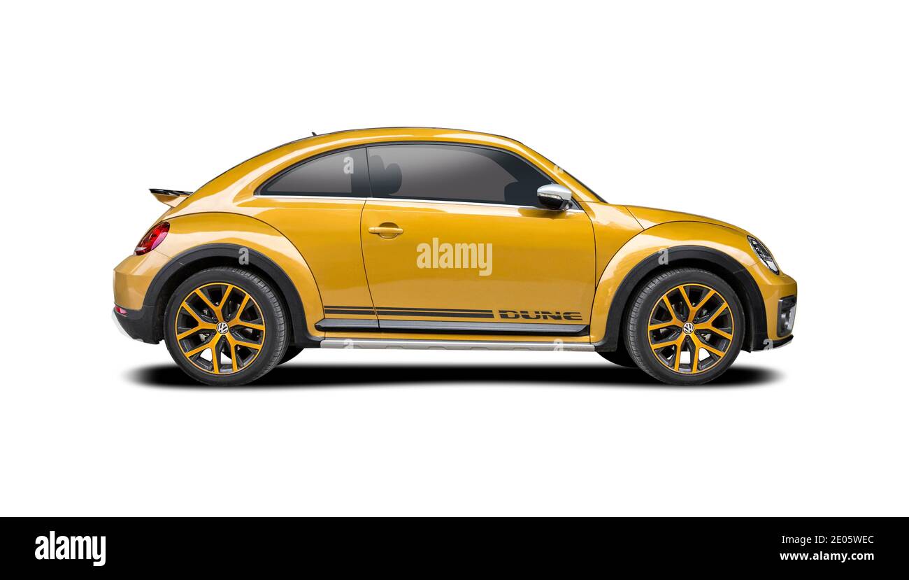 German sport premium car, side view isolated on white Stock Photo - Alamy