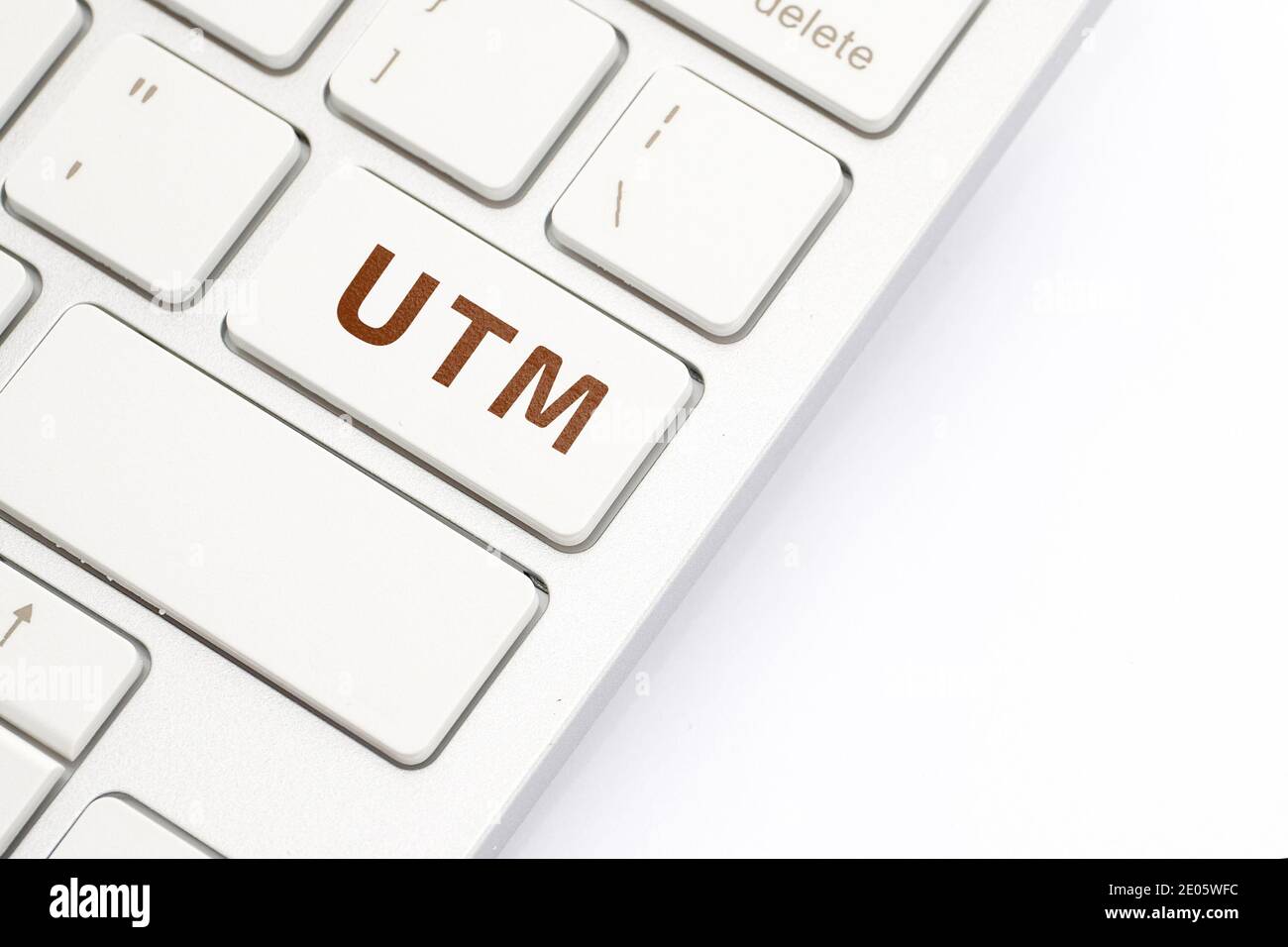 UTM - Urchin Tracking Module. Parameter in the URL used by marketers on ...