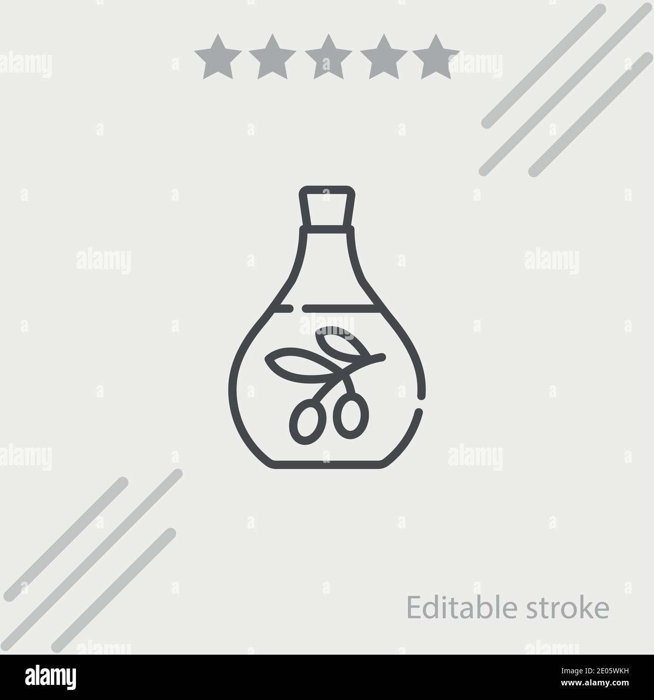 olive oil vector icon modern simple vector illustration Stock Vector ...