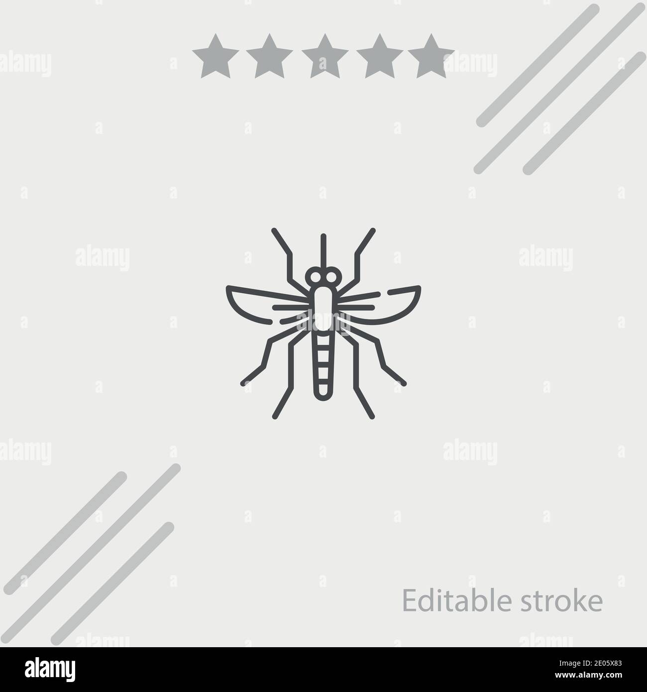 mosquito vector icon modern simple vector illustration Stock Vector ...