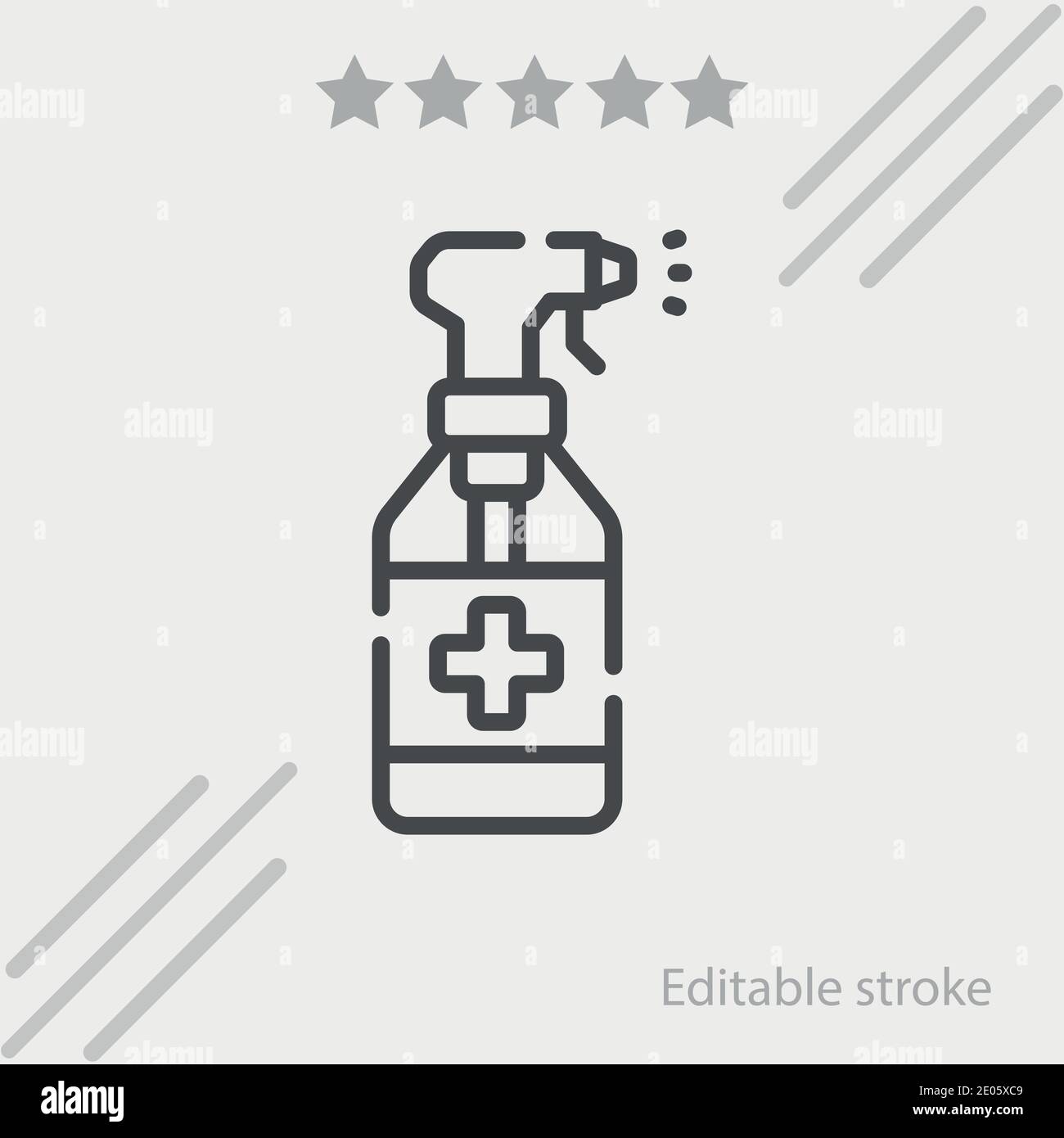 antibacterial vector icon modern simple vector illustration Stock ...