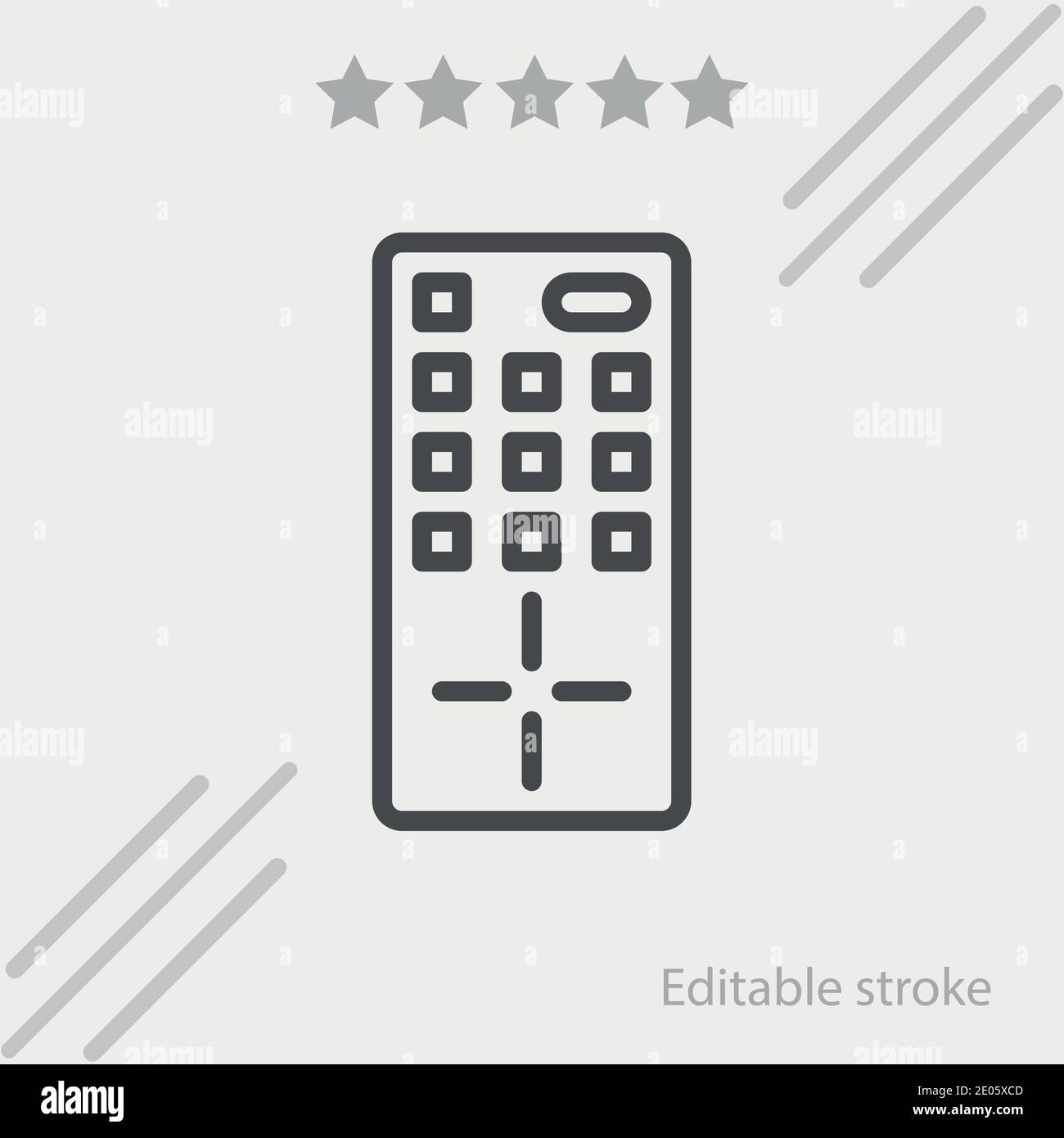 remote control vector icon modern simple vector illustration Stock ...
