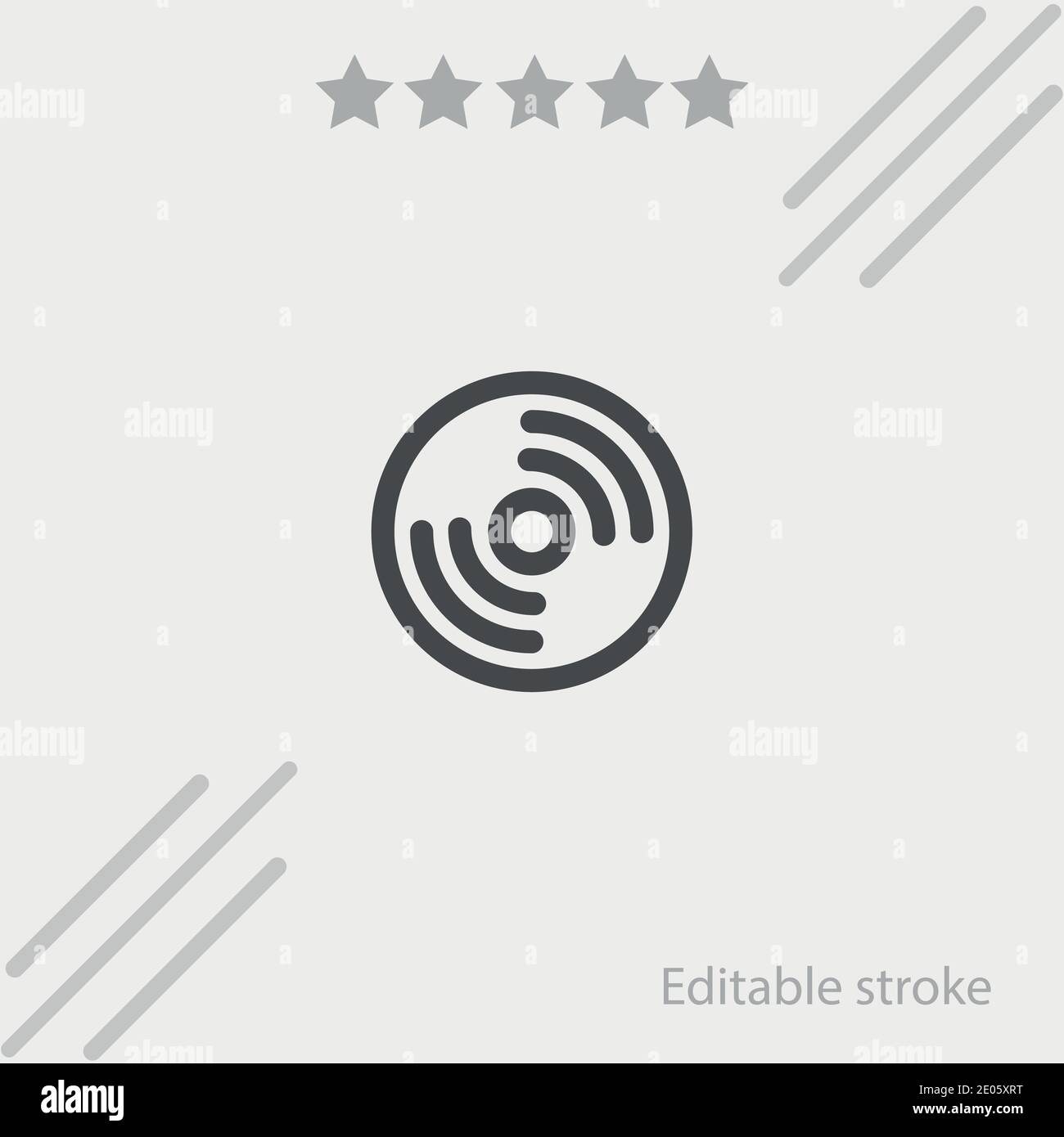 music disc vector icon modern simple vector illustration Stock Vector ...