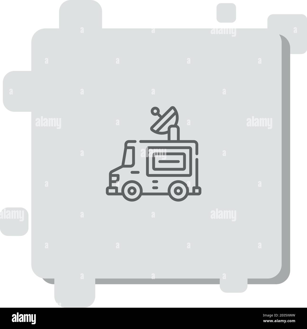 mobile unit vector icon modern simple vector illustration Stock Vector ...