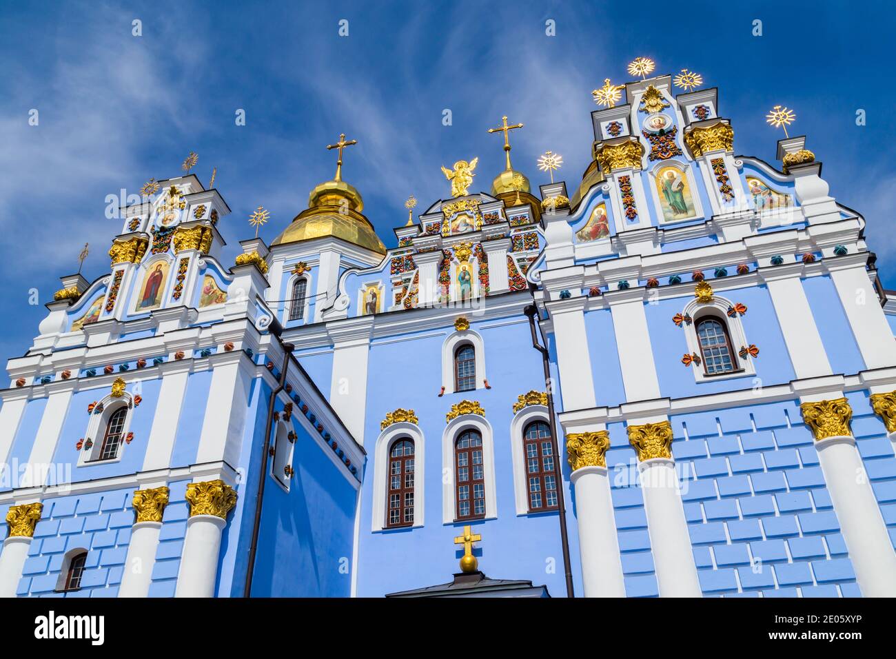 Orthodox Church of Ukraine. Beautiful St. Michael s Golden domed male ...