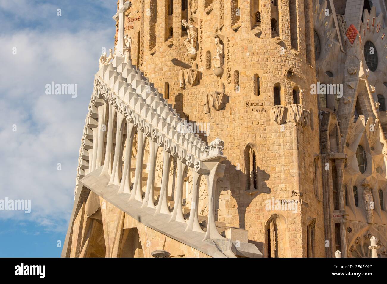 Basicila and expiatory church of the holy family hi-res stock ...
