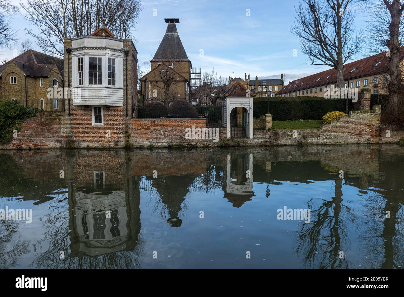 Ware, United Kingdom. 30 December, 2020 Pictured: The Gazebos date from ...