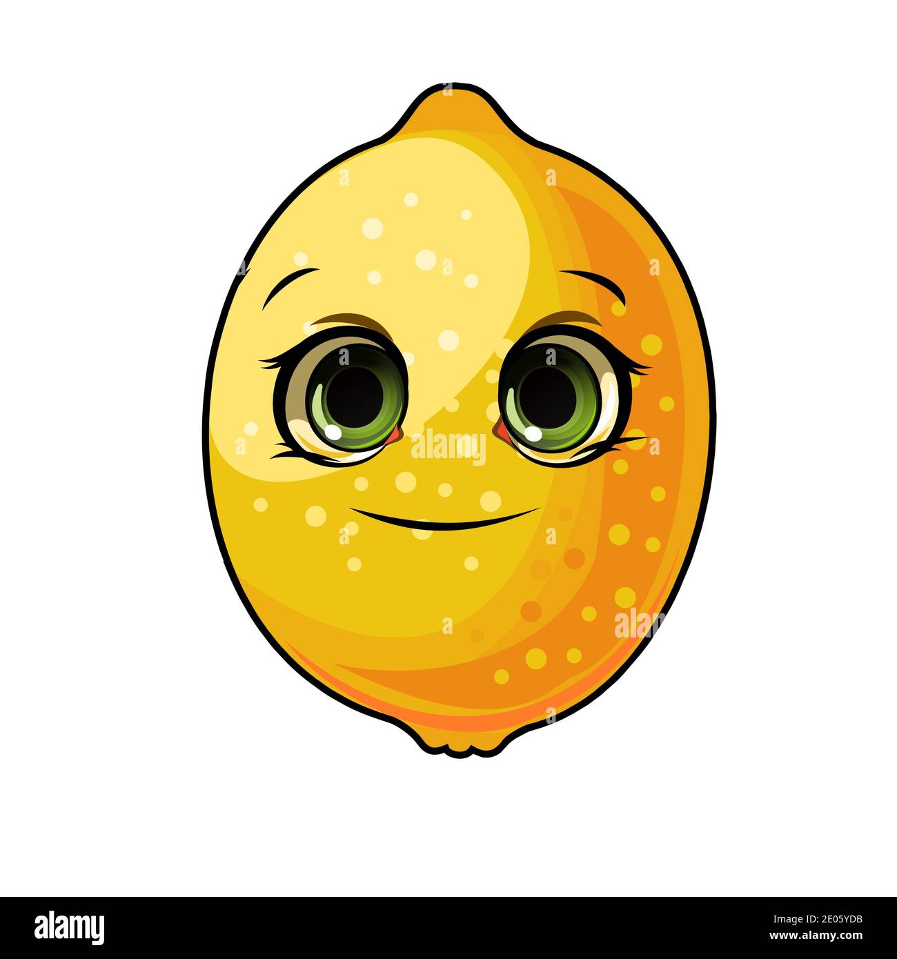 Cartoon Lemons With Faces