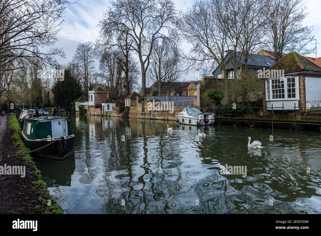 Ware, United Kingdom. 30 December, 2020 Pictured: The Gazebos date from ...