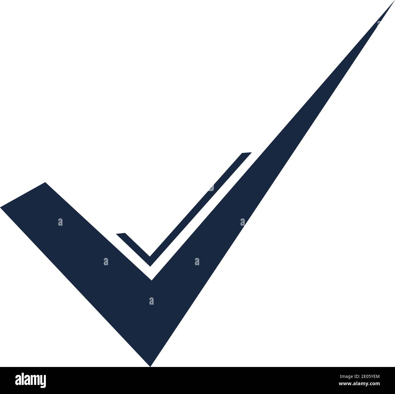 check mark icon vector illustration design template Stock Vector Image ...