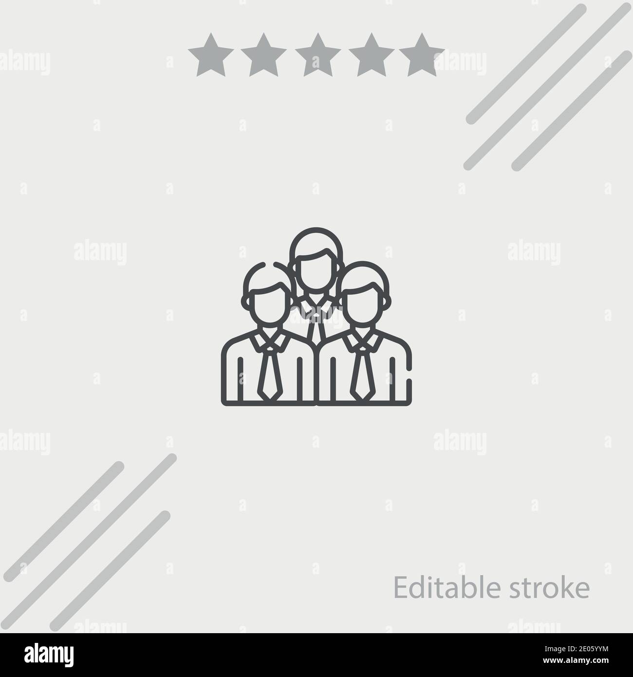 employee vector icon modern simple vector illustration Stock Vector ...