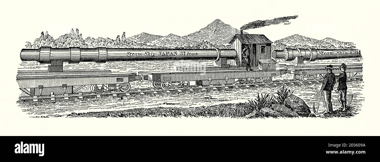 China train 1800s hi-res stock photography and images - Alamy