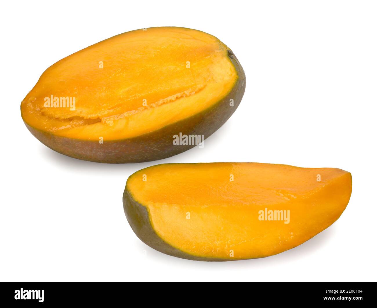 Cutted Mango fruit , natural look Stock Photo - Alamy