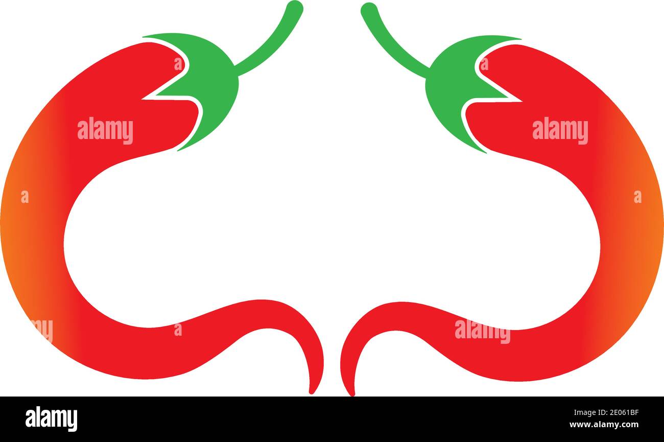 chili hot symbol and logo vector icon Stock Vector Image & Art - Alamy