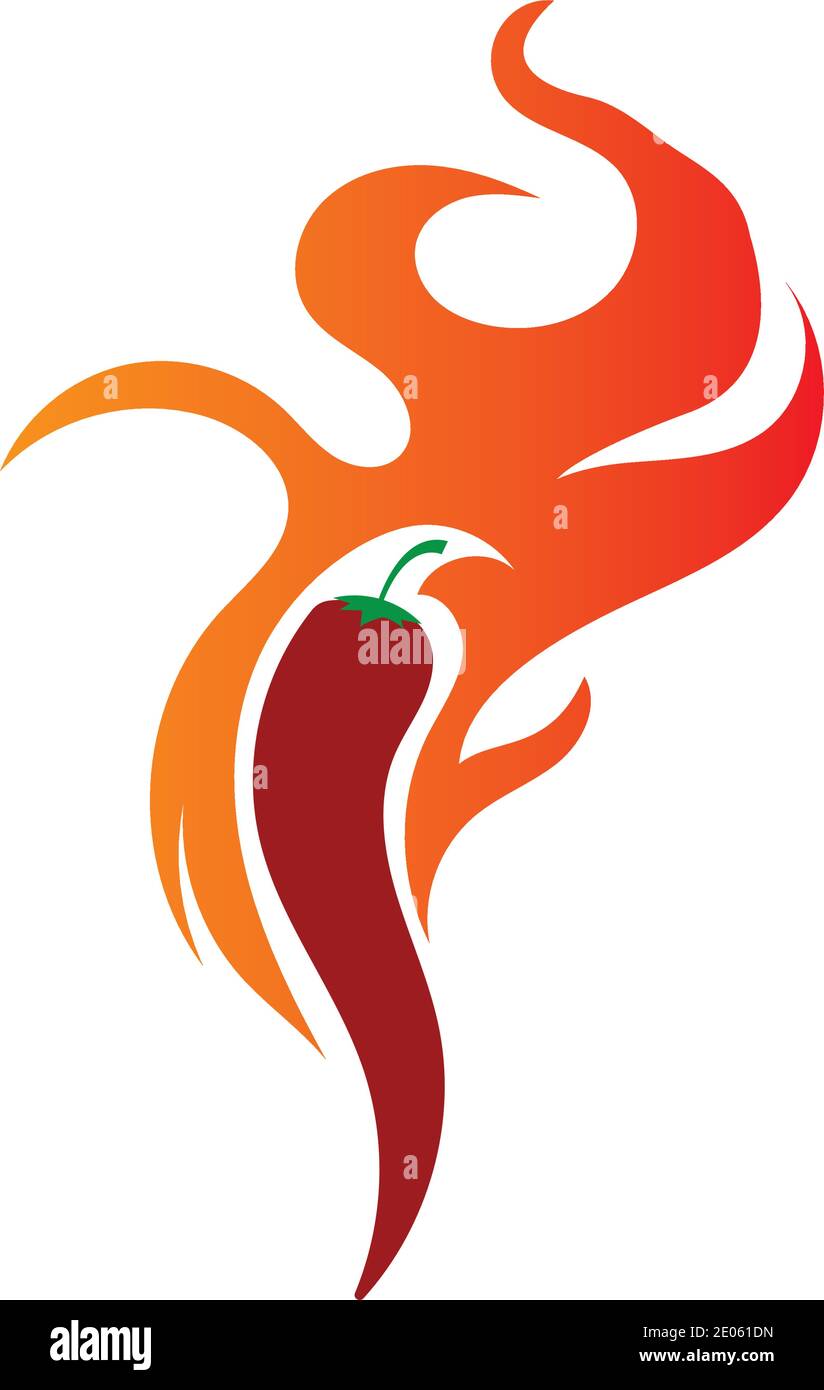 chili hot symbol and logo vector icon Stock Vector Image & Art - Alamy