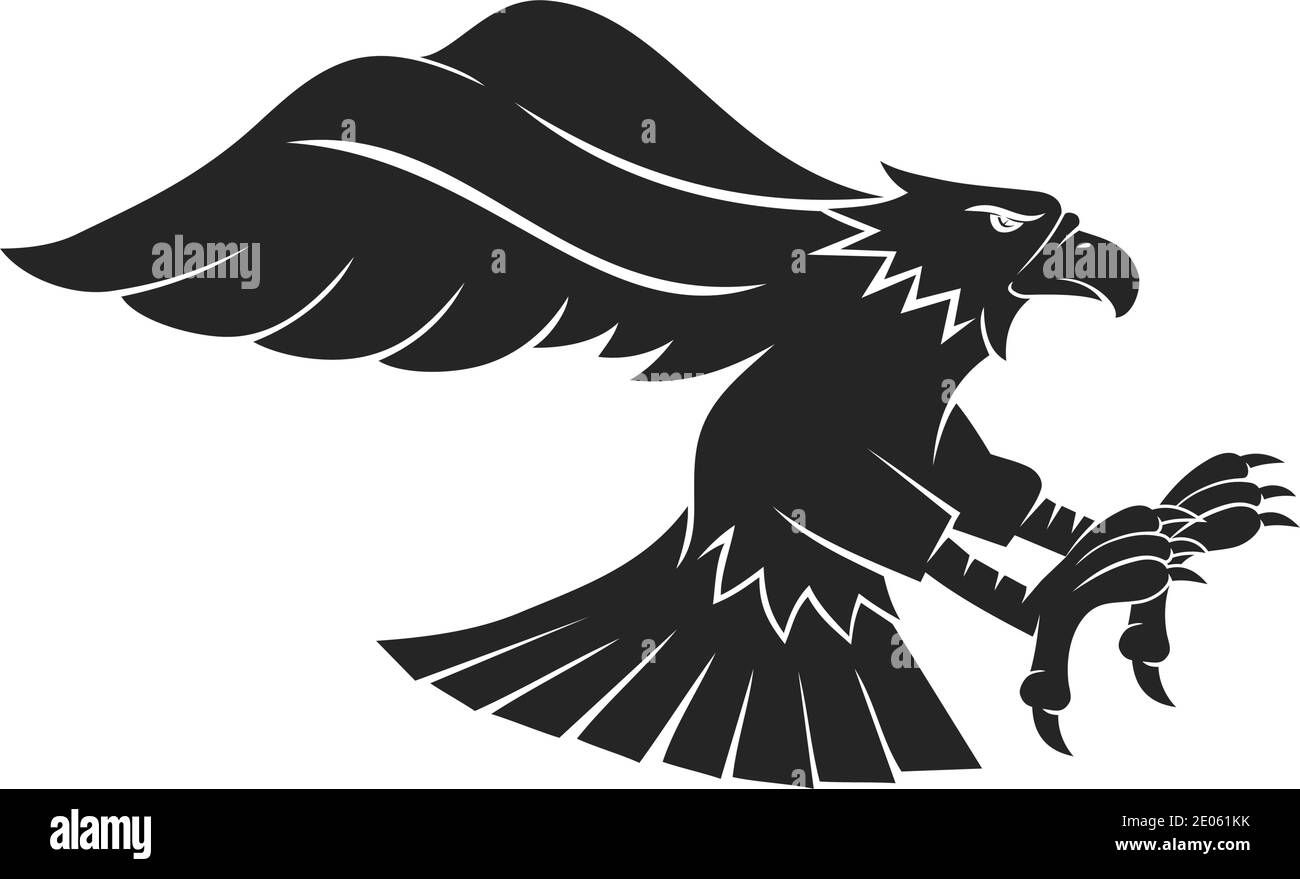 eagle Fly character sport mascot Design Stock Vector Image & Art - Alamy